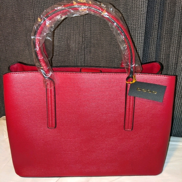 bebe | Bags | Bebe Aubrey Satchel Red | Poshmark